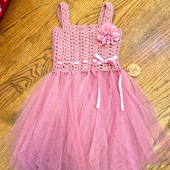 Elly & Emmy | Dresses | Elly Emmy Mauve Crochet Tutu Baby Photo Prop ...